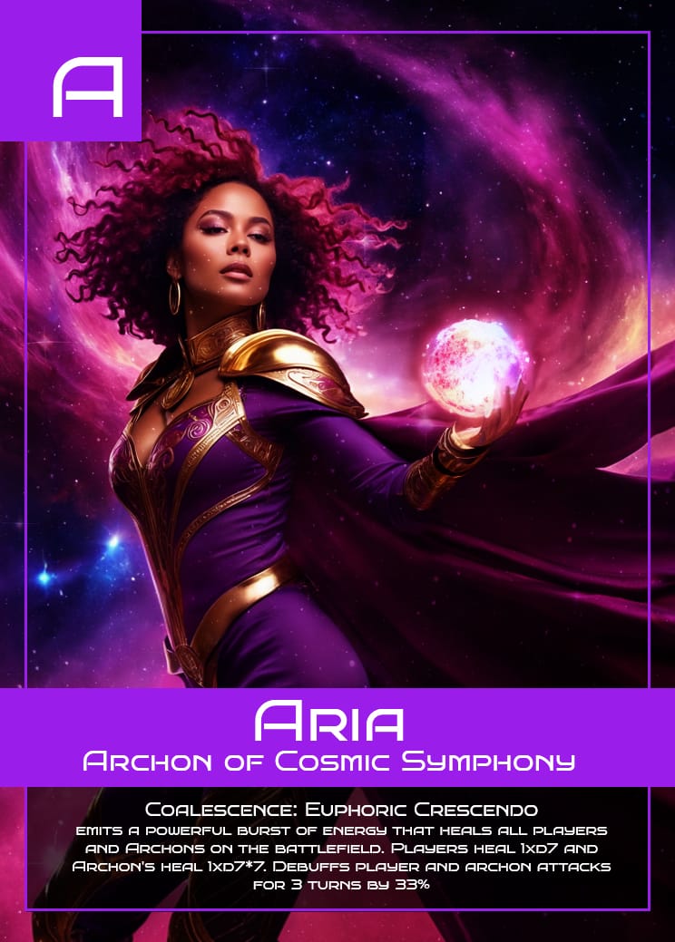 Aria, Archon of Cosmic Symphony | Astral Assemblage Games - Celestial ...
