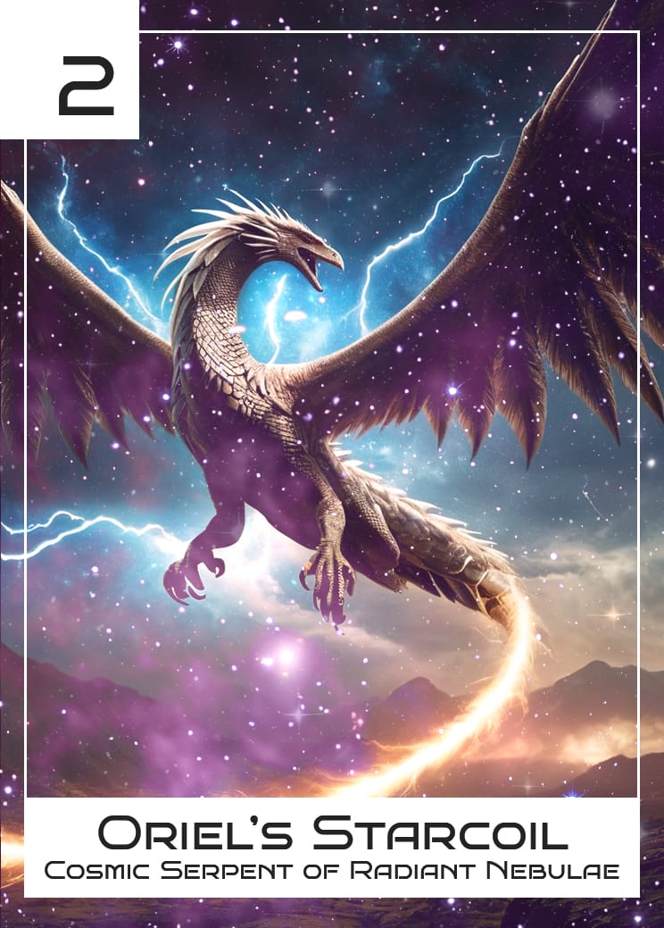 Oriel’s Starcoil, Cosmic Serpent of Radiant Nebulae | Astral Assemblage ...