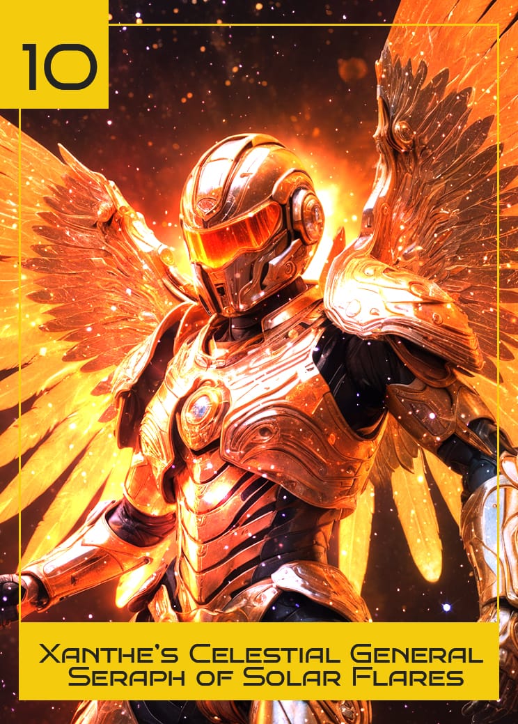 Xanthe’s Celestial General, Seraph of Solar Flares | Astral Assemblage ...